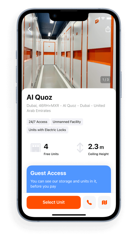 Self Storage in Dubai, Cheap Storage Units Facilities